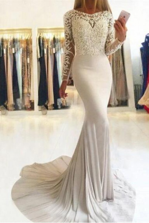 Elegant White Mother of The Bride Dresses 602094